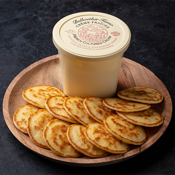 French Mini Blinis | 16pc / 2.82oz | Petrusco Caviar